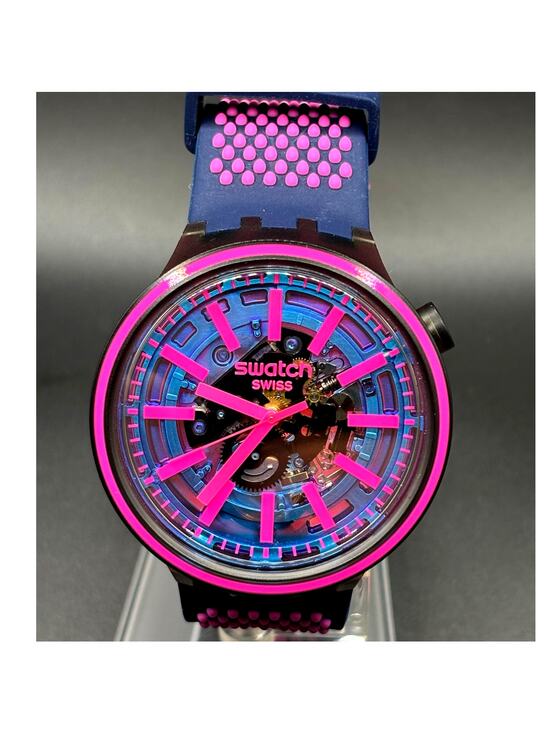 Swatch | Accessories | Swatch Big Bold Blue Taste So27b11 Swiss Made ...